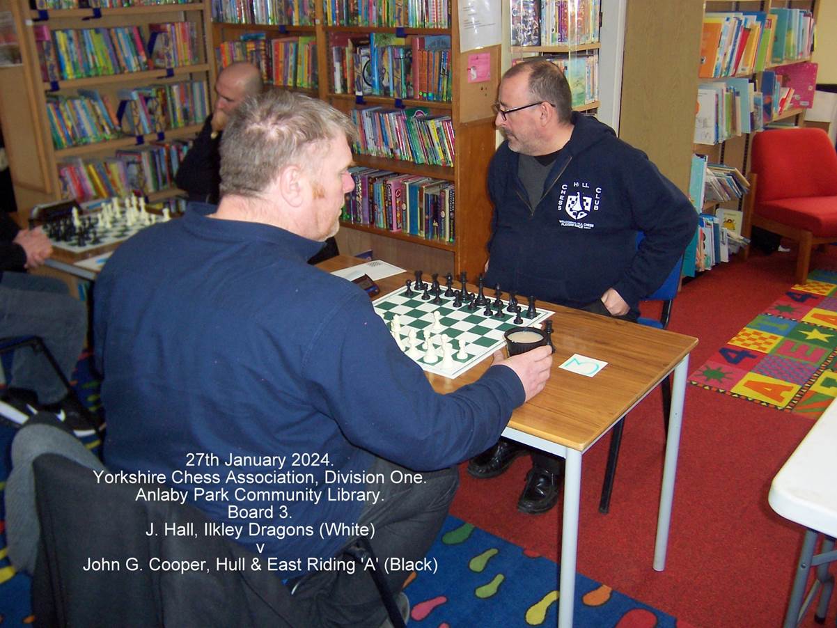 Men playing chess in a libraryDescription automatically generated