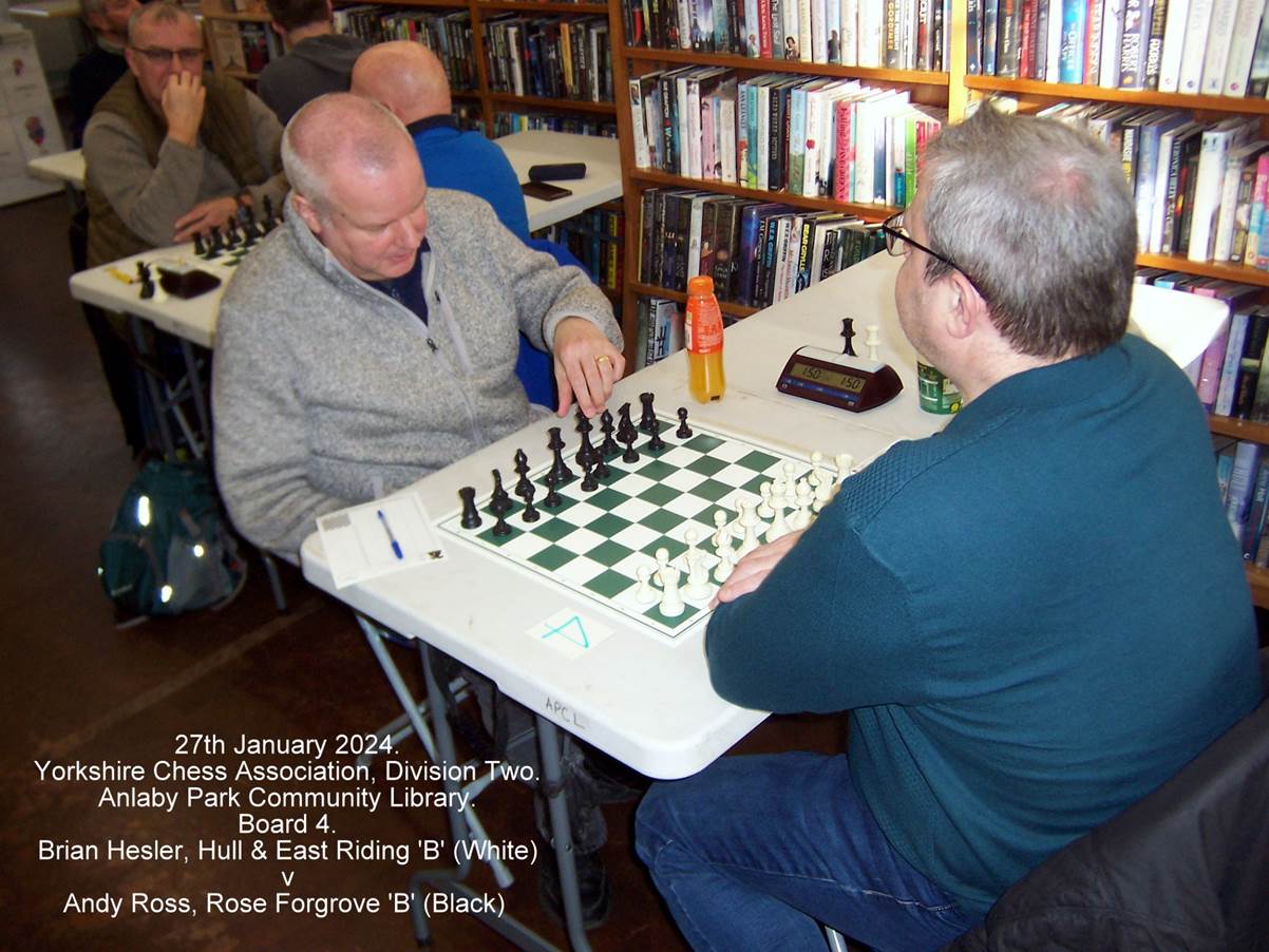 Men playing chess in a libraryDescription automatically generated